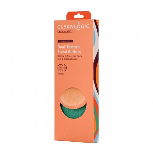 Cleanlogic Sensitive Skin Dual-Texture Facial Buffers 3 pcs.