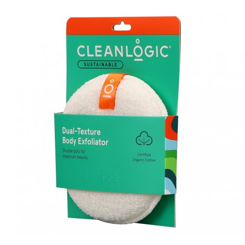Cleanlogic Sustainable Dual-Texture Body Scrubber 1pcs