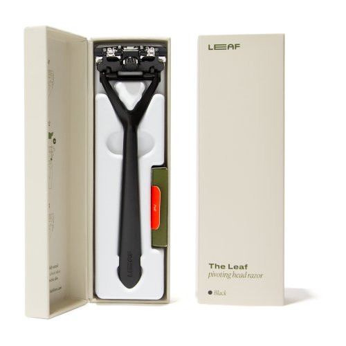 Leaf Shave The Leaf Pivoting Head Razor Black