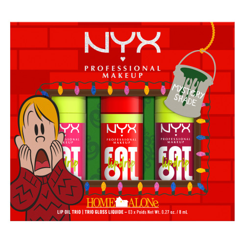 NYX Professional Makeup XMAS Home Alone Fat Oil Lip Drip Trio Kit 3 pcs.