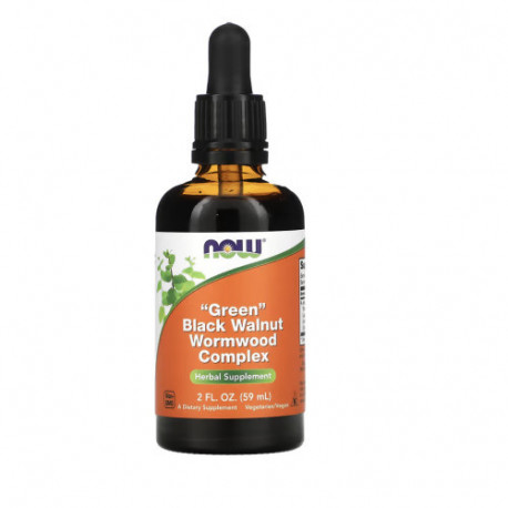 NOW Foods Green Black Walnut Wormwood Complex 59ml