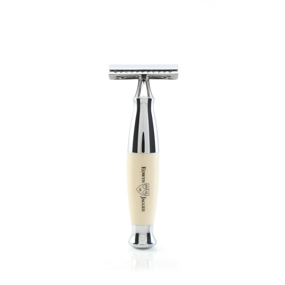 Edwin Jagger Chrome DE Safety Razor Ivory