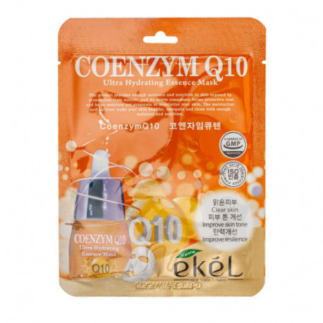 Ekel Ultra Hydrating Essence Mask Coenzyme Q10 1pcs
