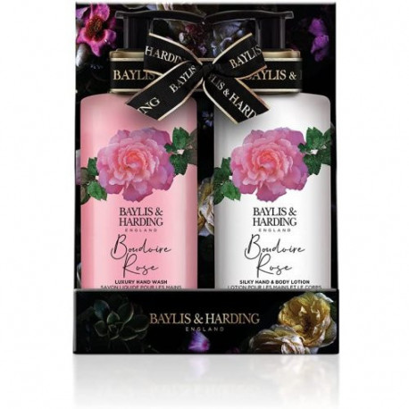 Baylis & Harding Boudoire Rose 2 Bottle Set 2x300ml