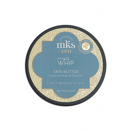 MKS eco Whip Skin Butter With Argan & Hemp Oil 227g,Light Breeze Scent