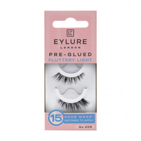 Eylure Pre-Glued Fluttery Light Lashes No. 008